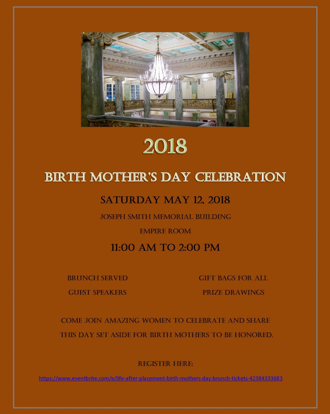 2018 Birth Mother's Day Celebration - Forever Bound Adoption